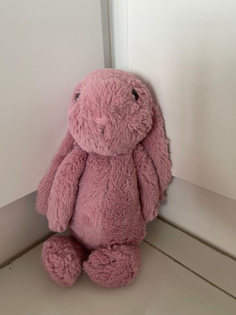 Pink Bunny Soft Toy, Hobbies & Toys, Toys & Games on Carousell