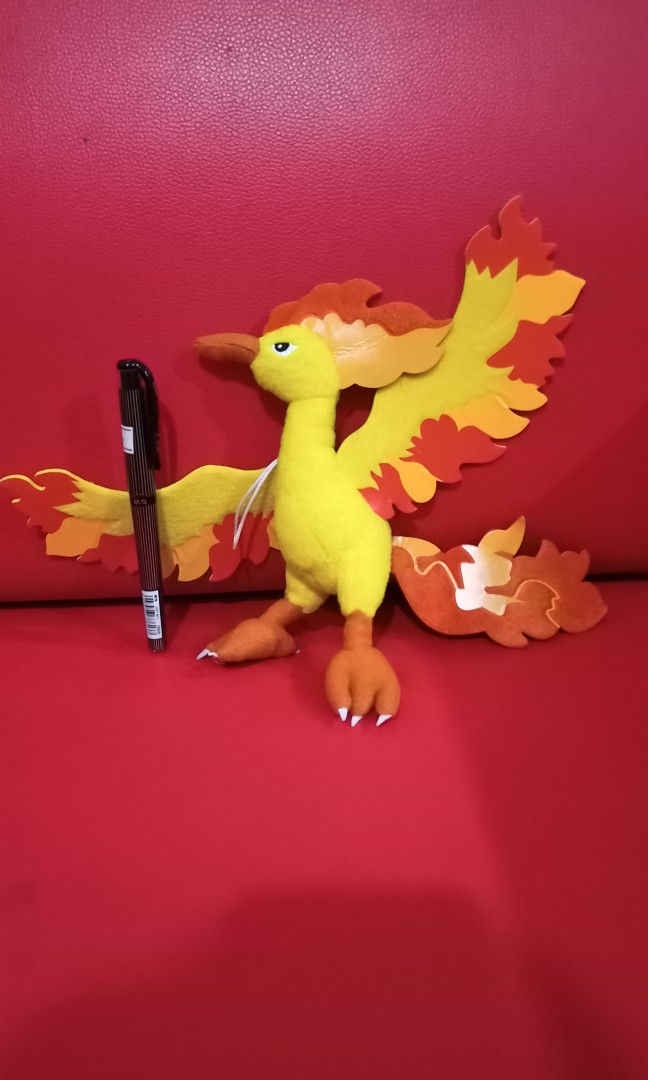Pokemon Plush Toy - Moltres, Hobbies & Toys, Toys & Games on Carousell