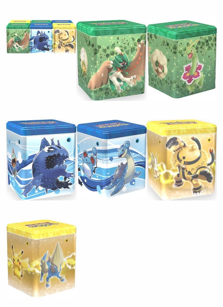 Pokemon stacking tins stack'em high, Hobbies & Toys, Stationery & Craft ...