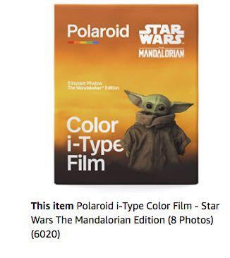 Polaroid i-type Color Film- Star Wars The Mandalorian Edition(8 photos ...