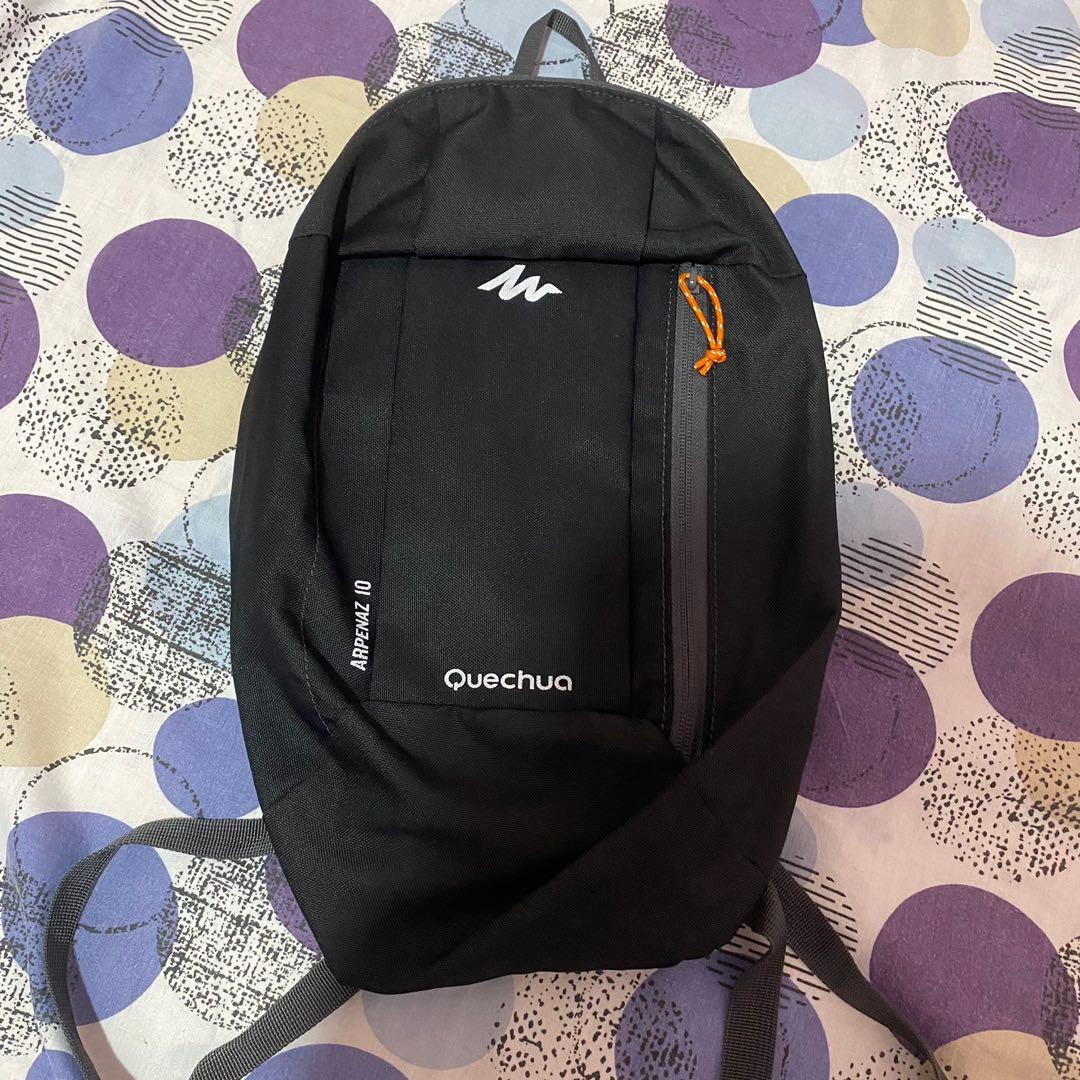 Quechua Backpack (Black), Men's Fashion, Bags, Backpacks on Carousell