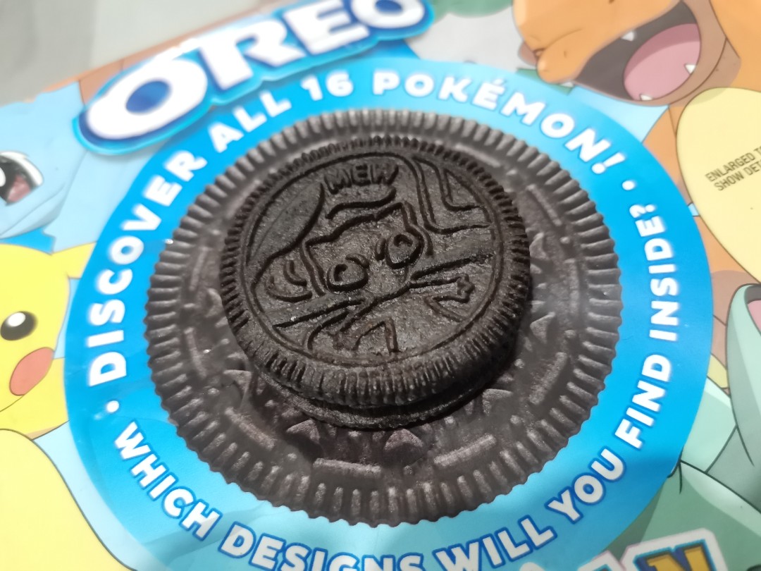 RARE! MEW OREO X POKEMON COOKIE, Food & Drinks, Other Food & Drinks on ...