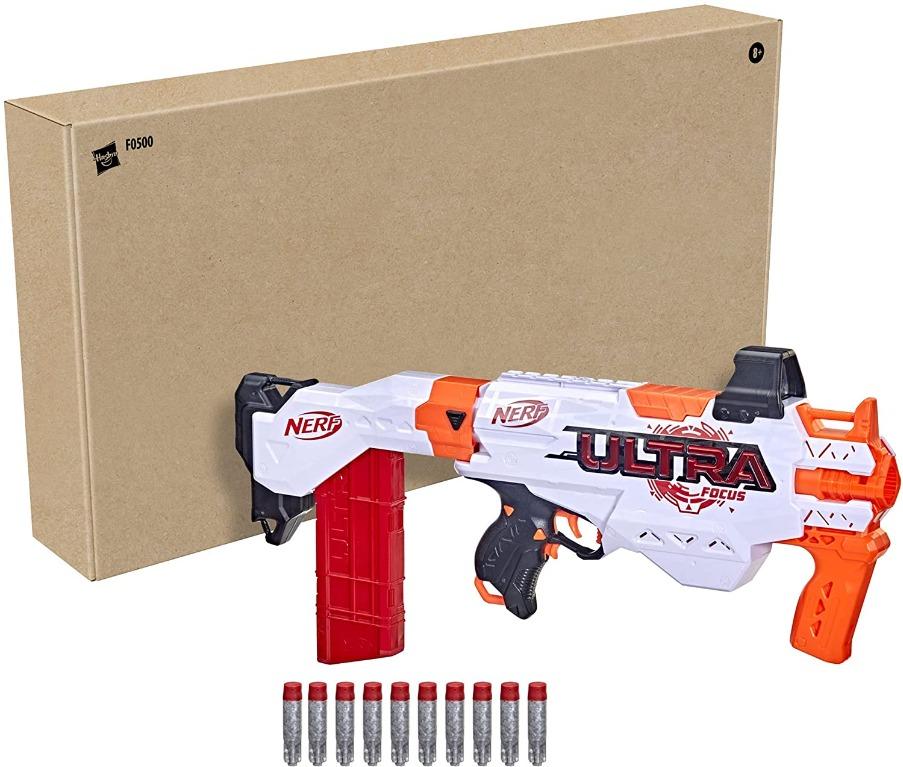{READY STOCK} NERF Ultra Focus Motorized Blaster with 10-Dart Clip and ...
