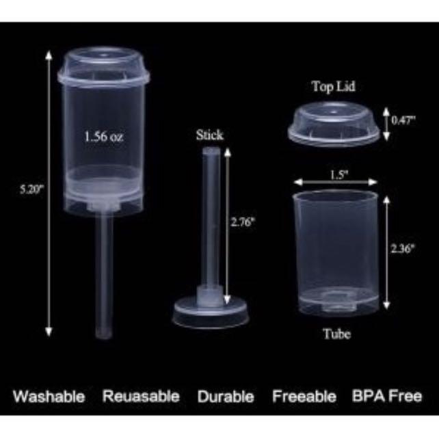 Round Cake Push Pop Containers, Food & Drinks, Homemade Bakes on Carousell