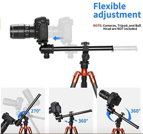 (SALE) Neewer Camera Tripod Boom Arm: External Multi-Angle Center ...