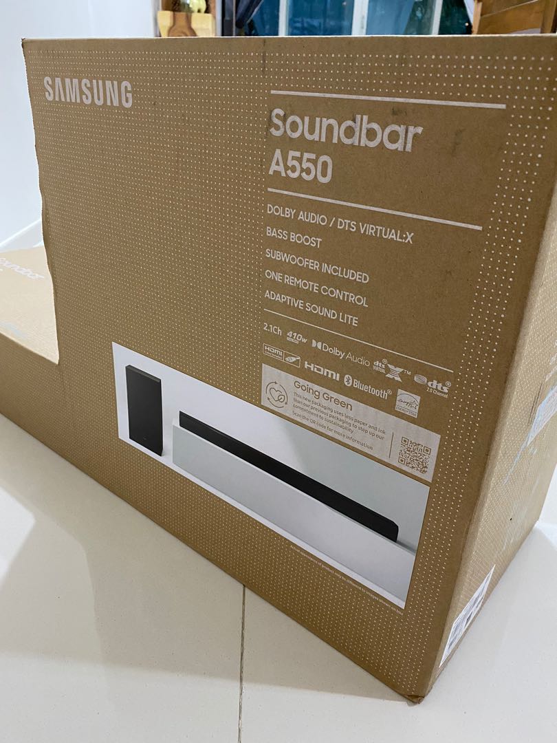 Samsung Soundbar HW-A550, TV & Home Appliances, TV & Entertainment, TV ...