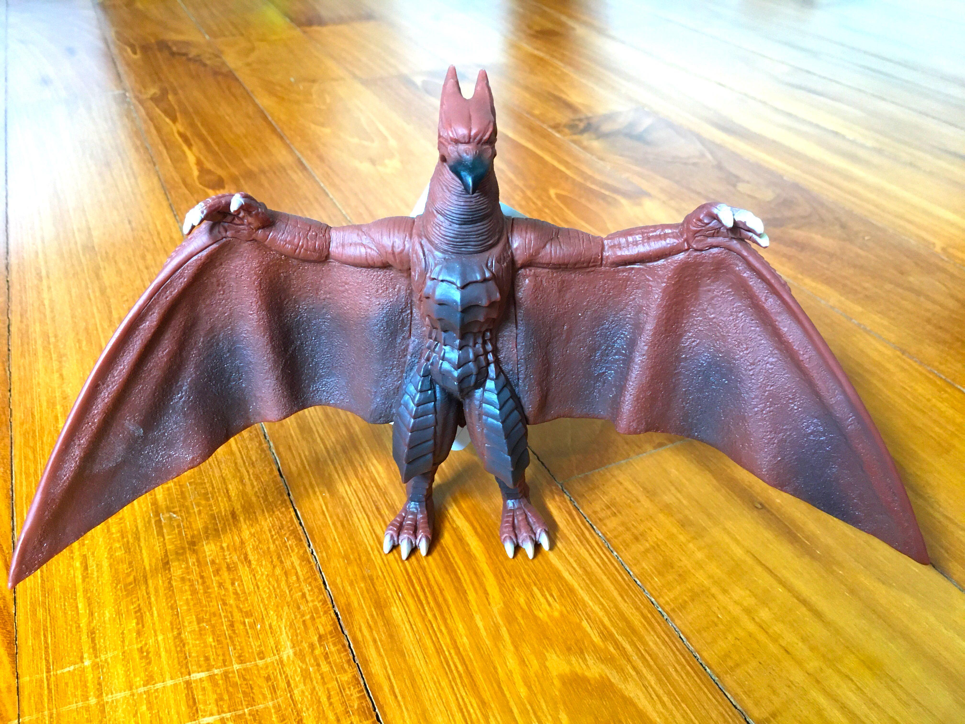 Set of 3 rare Godzilla and Gamera bandai movie monster series figures ...