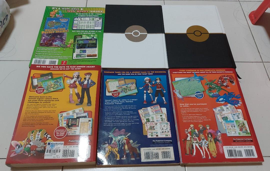 Set of 6 Pokemon Game Guidebooks, Hobbies & Toys, Books & Magazines ...