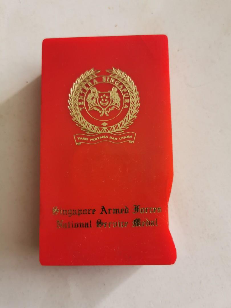 Singapore Armed Forces SAF National Service Medal, Hobbies & Toys ...