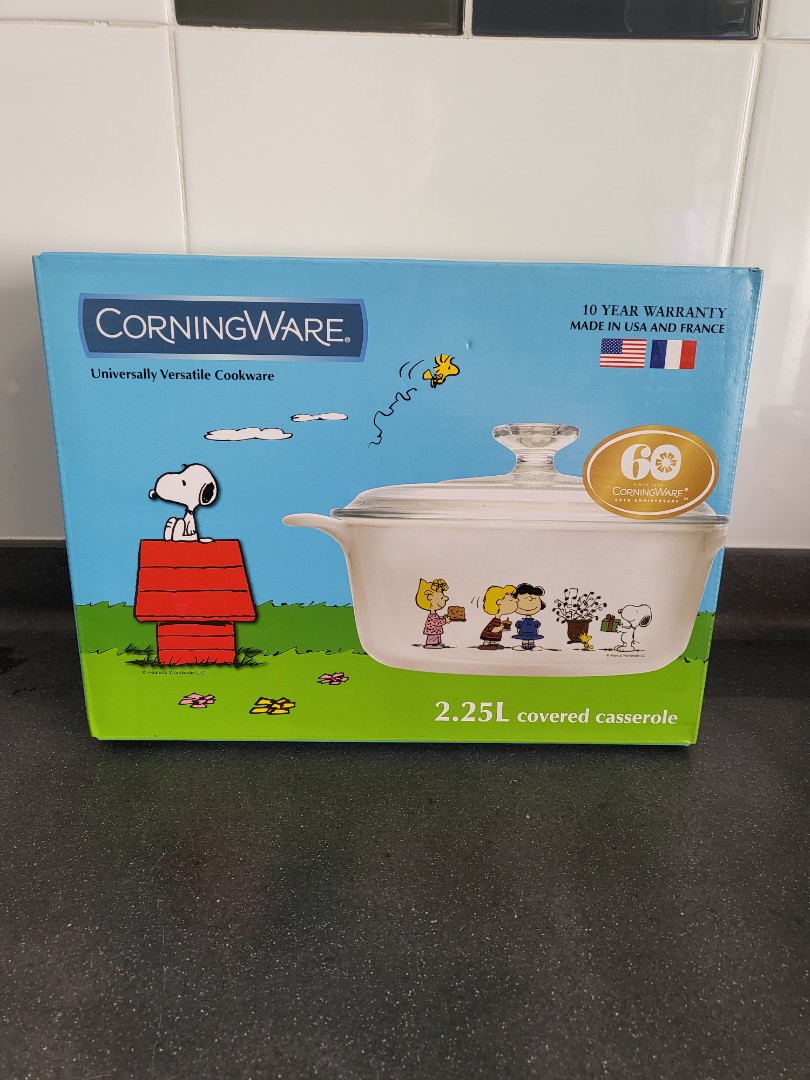Snoopy Corningware, Furniture & Home Living, Kitchenware & Tableware ...
