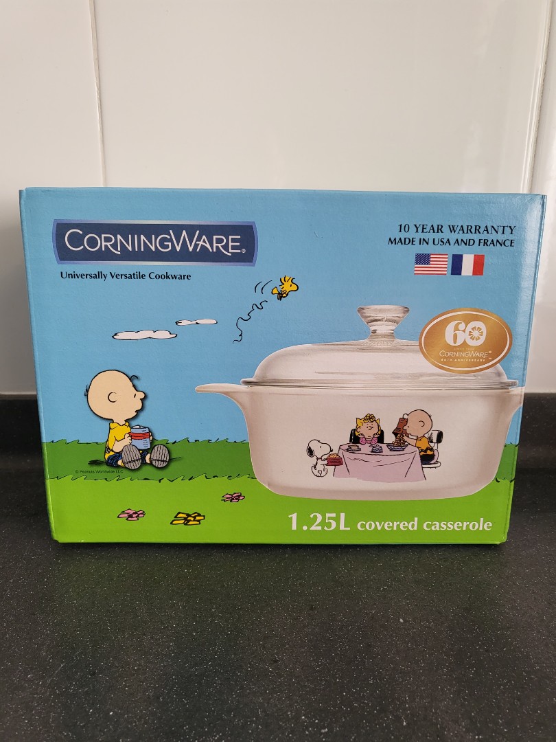 Snoopy Corningware, Furniture & Home Living, Kitchenware & Tableware ...