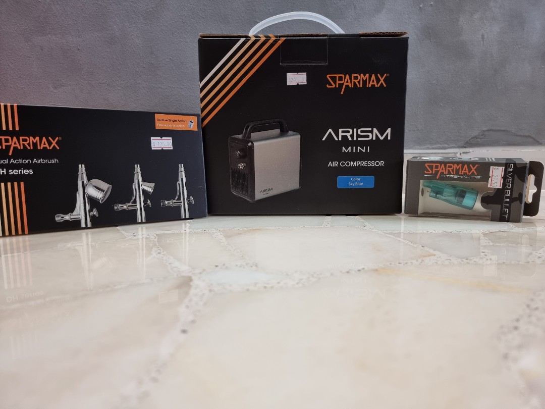 SPARMAX ARISM mini Air compressor with accessories, Hobbies & Toys ...