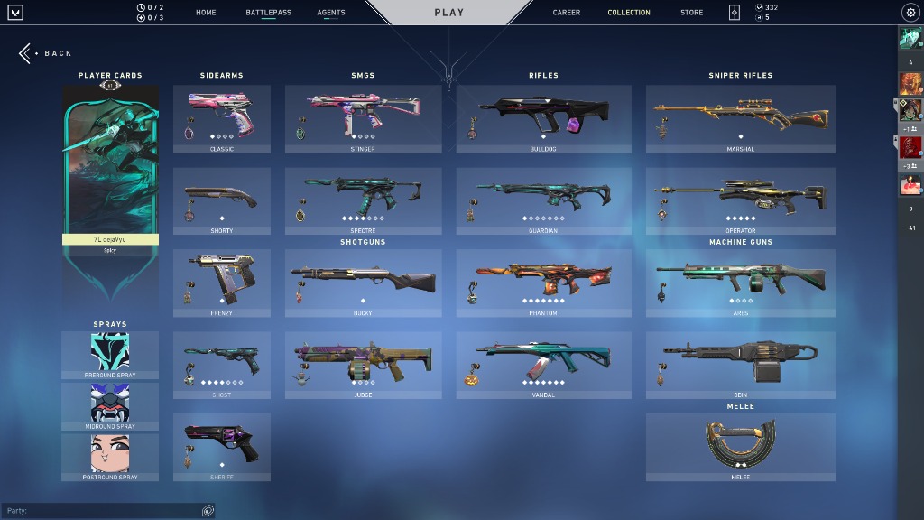 Stacked Valorant Account Diamond 3 (Ruin Dagger, Ruination, Origin ...