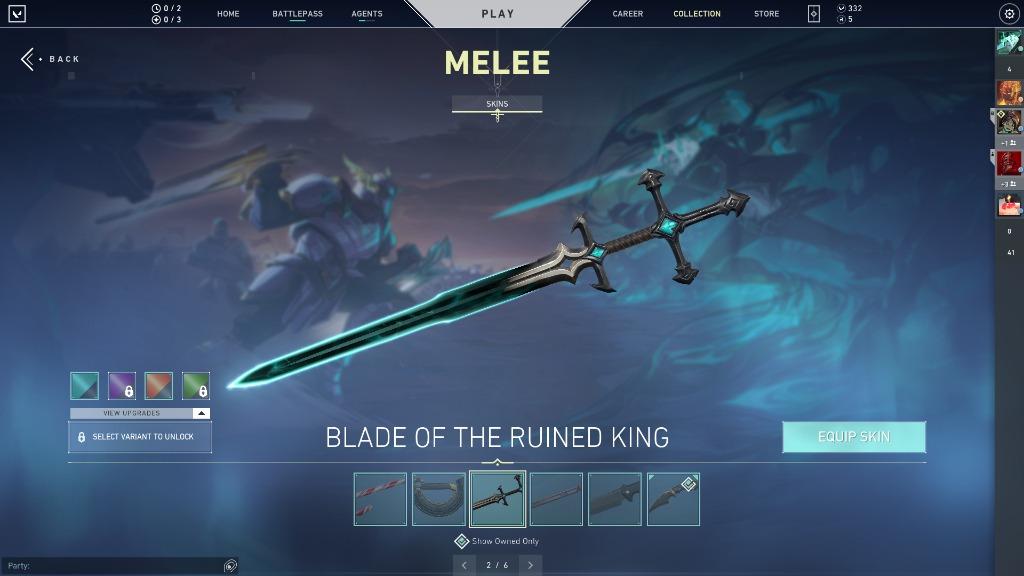 Stacked Valorant Account Diamond 3 (Ruin Dagger, Ruination, Origin ...