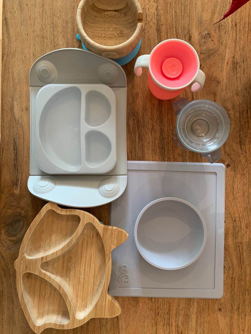 Sticky plates & no spill cups, Babies & Kids, Nursing & Feeding ...