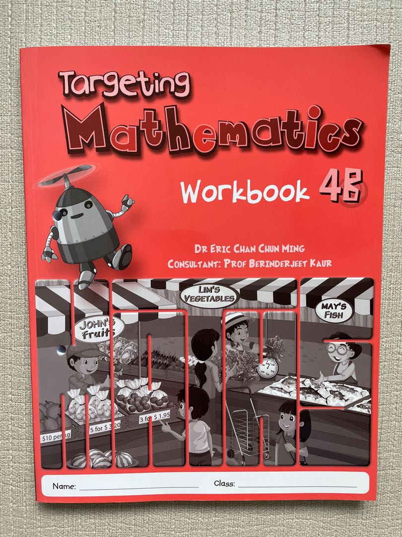 Targeting mathematics workbook 4B brand new , Hobbies & Toys, Books ...