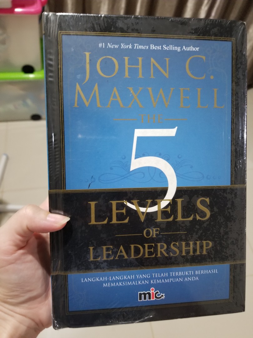 The 5 levels of leadership buku book books john c maxwell self help non ...