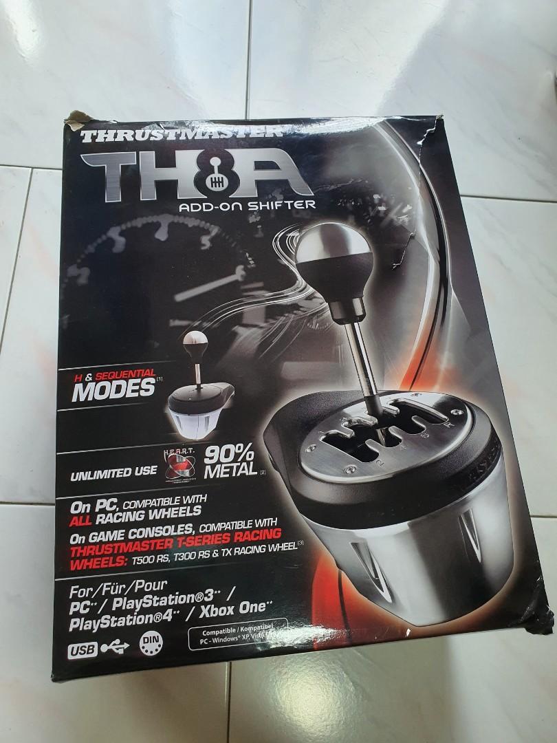 Thrustmaster TH8A Gearbox Shifter Add-On (PC/PS3,/PS4/XB1), Video ...