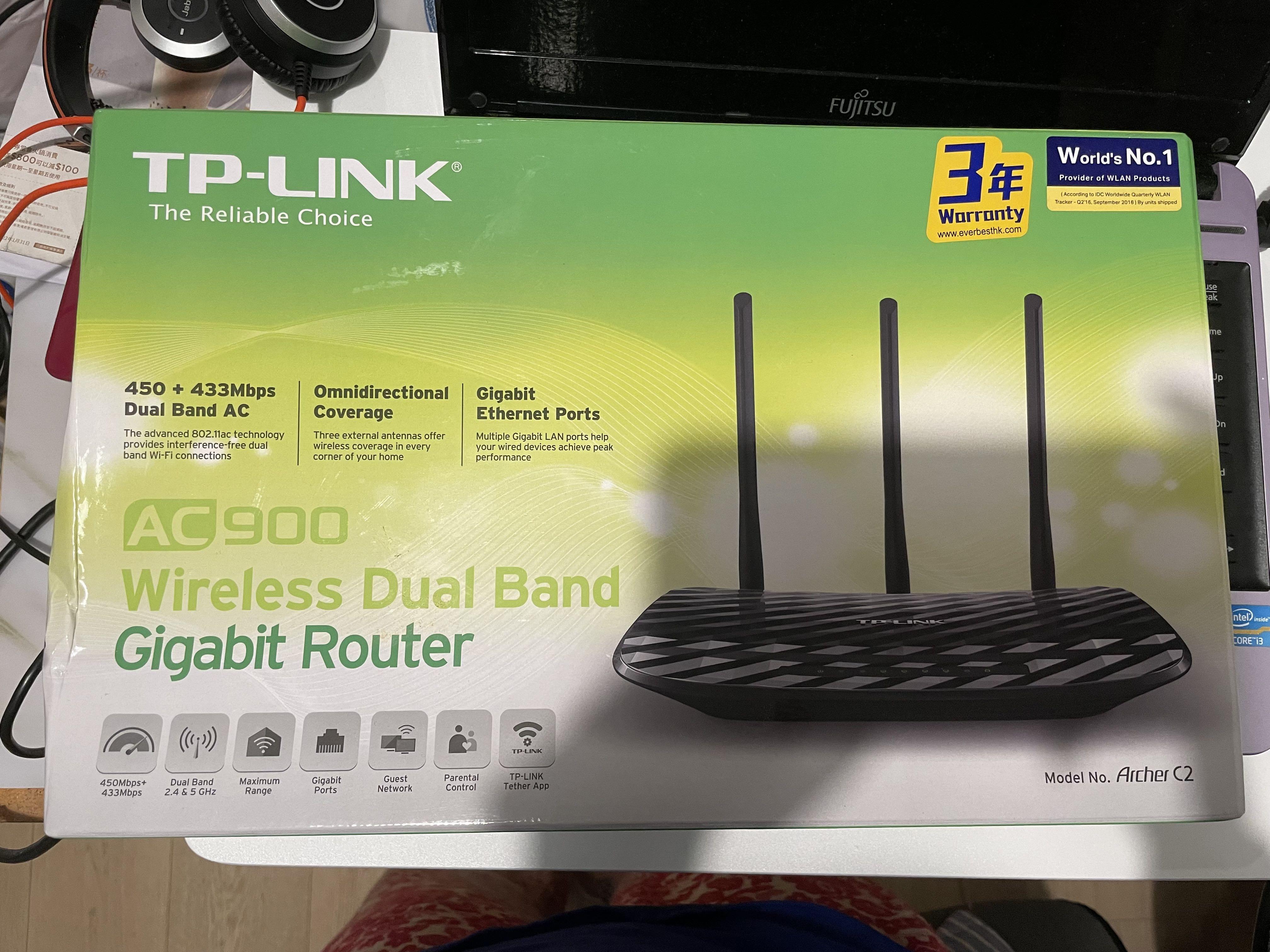 Tp link Router AC900, 電腦 ＆ 平板電腦, 電腦周邊產品, Wifi及上網相關產品 - Carousell