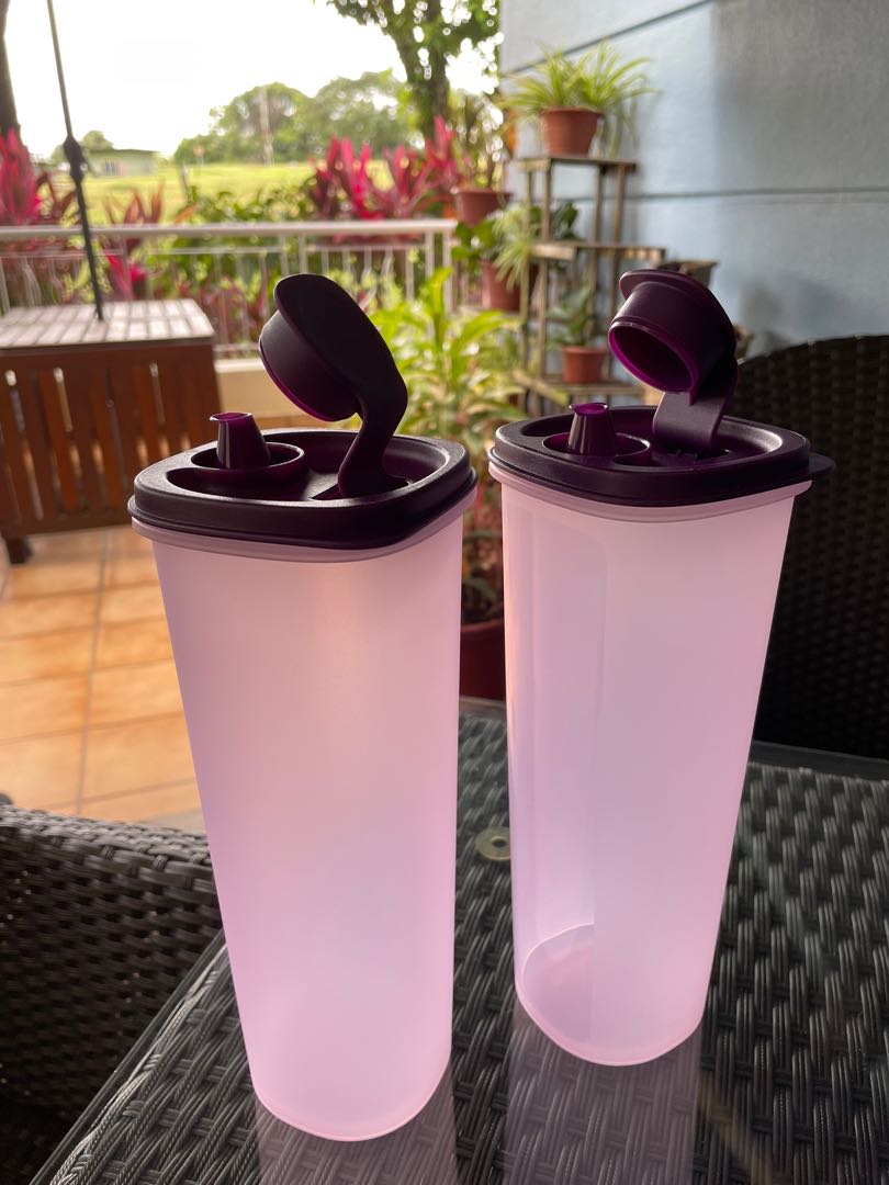 Tupperware Purple Perfect Pour, Furniture & Home Living, Kitchenware ...