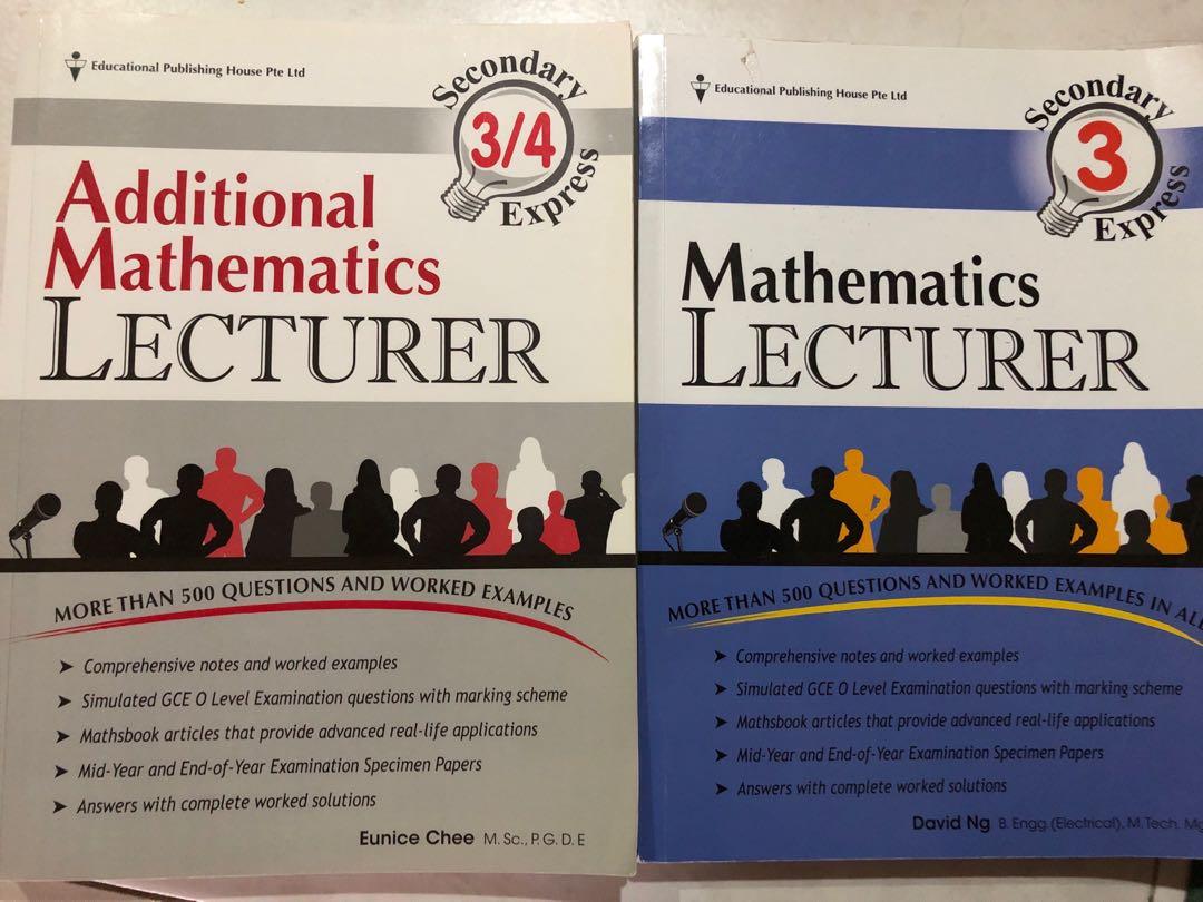 Various assessment books Sec 1,2,3,4 Express, IP, Normal academic ...