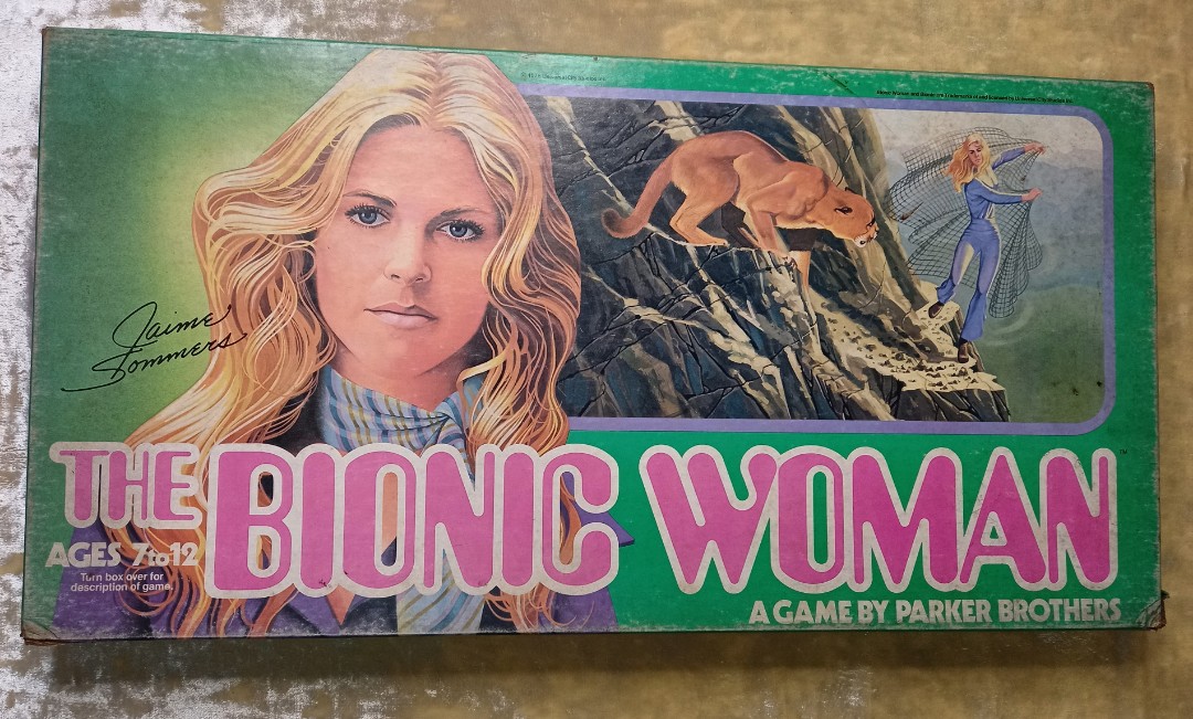 1976 Vintage Parker Brothers Bionic Woman Board Game, Hobbies & Toys ...