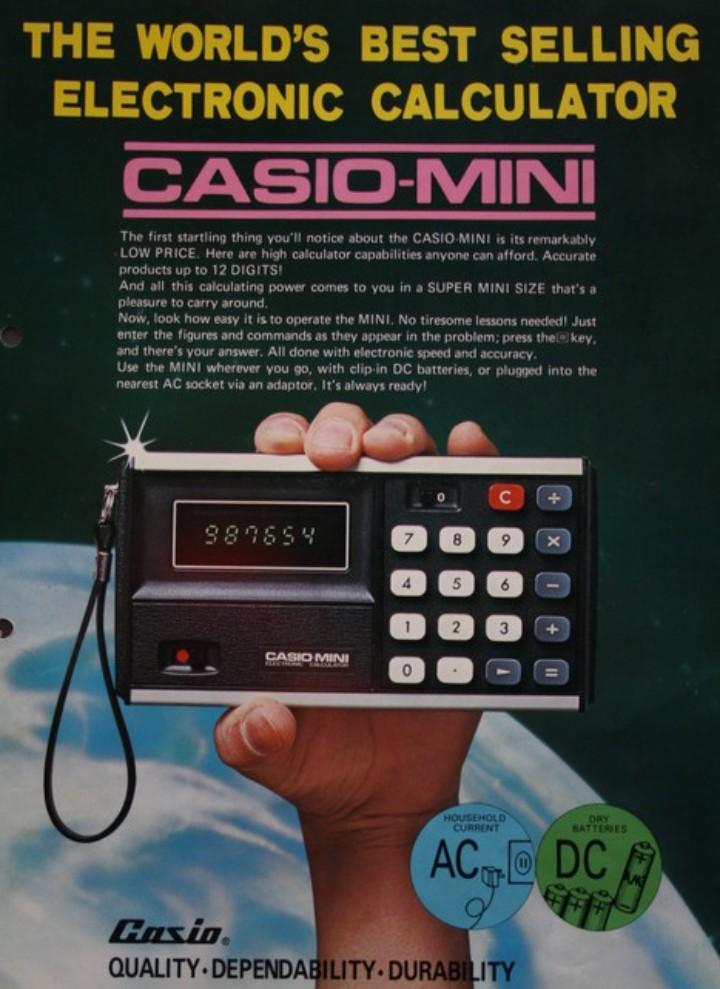 vintage Casio Calcultaor 1973, Hobbies & Toys, Memorabilia ...