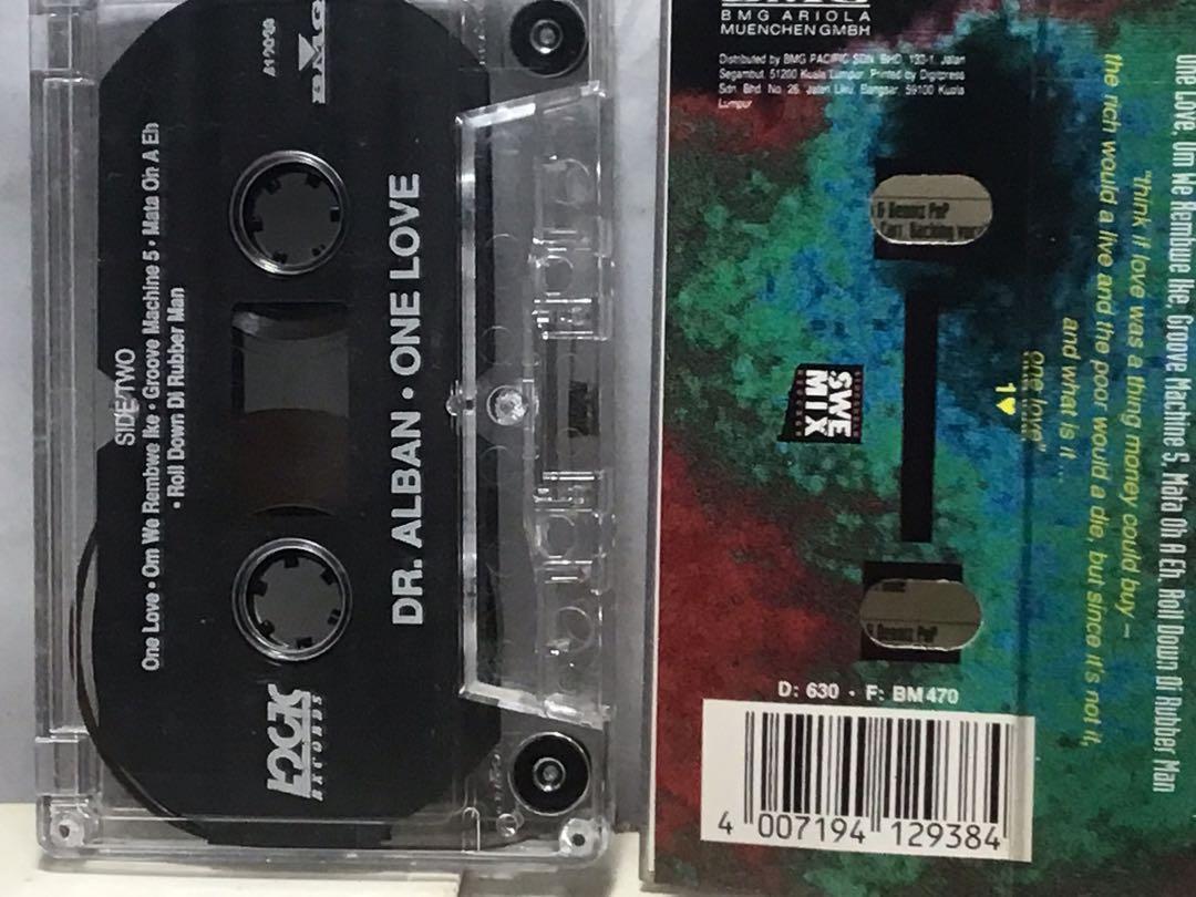 VINTAGE CASSETTE TAPE Dr Alban - One Love The Album OOP KASET Anubis ...