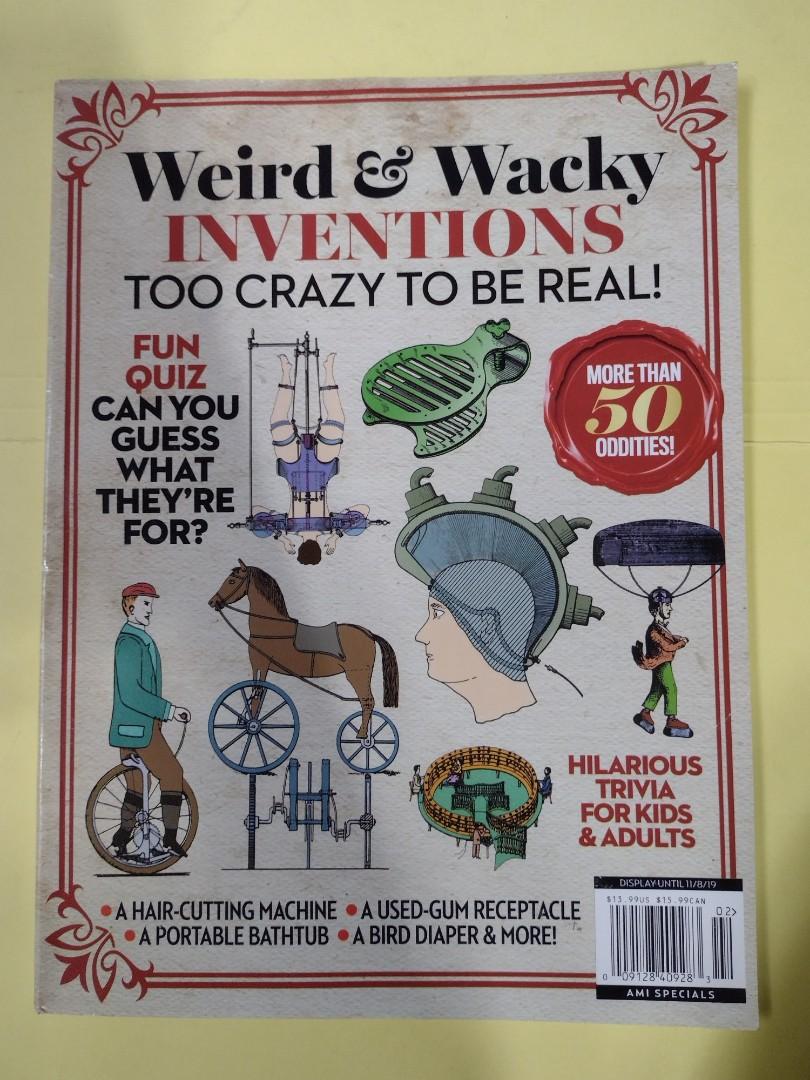 Weird & Wacky Inventions, Hobbies & Toys, Books & Magazines, Fiction ...