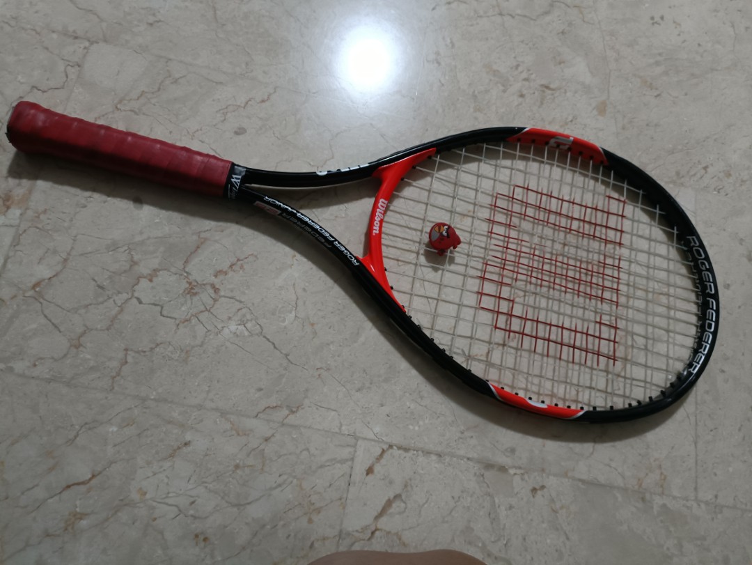 Wilson Roger Federer Tennis Racket, Sports Equipment, Sports & Games ...