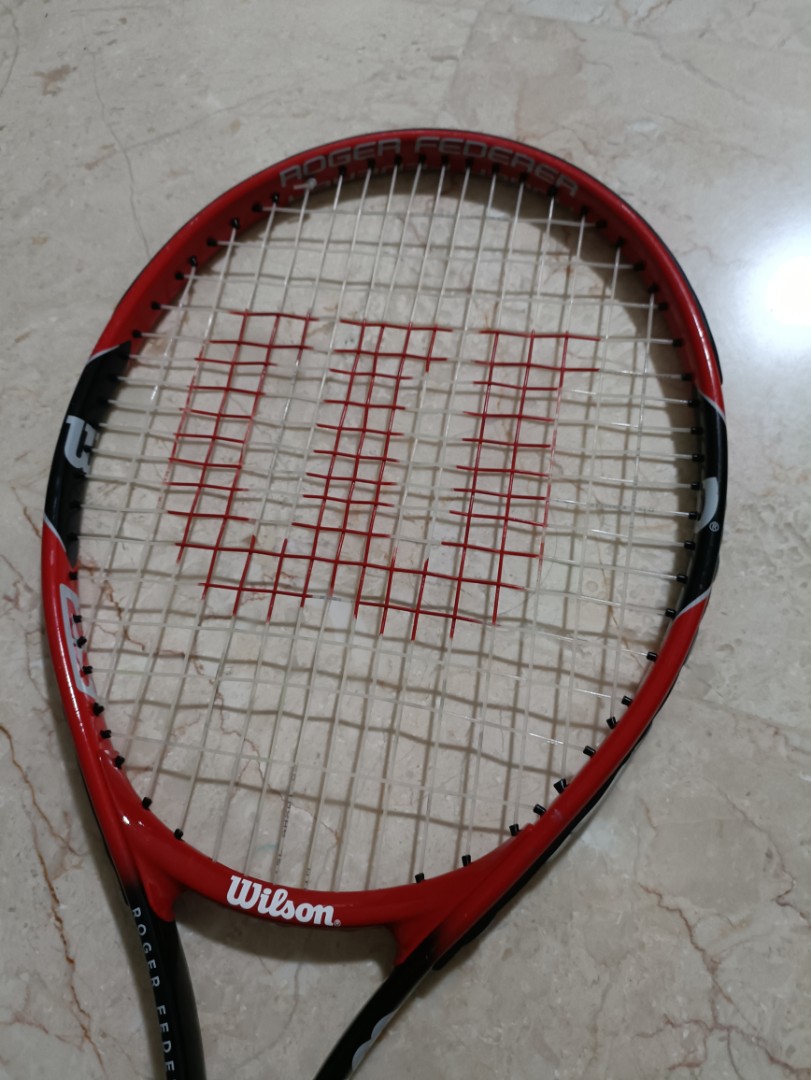 Wilson Roger Federer Tennis Racket 25, Sports Equipment, Sports & Games ...