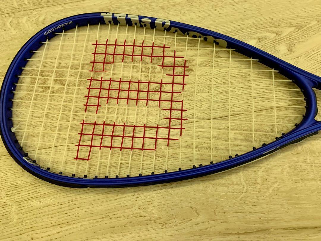 Wilson Titanium Squash Racquet, Sports Equipment, Sports & Games ...