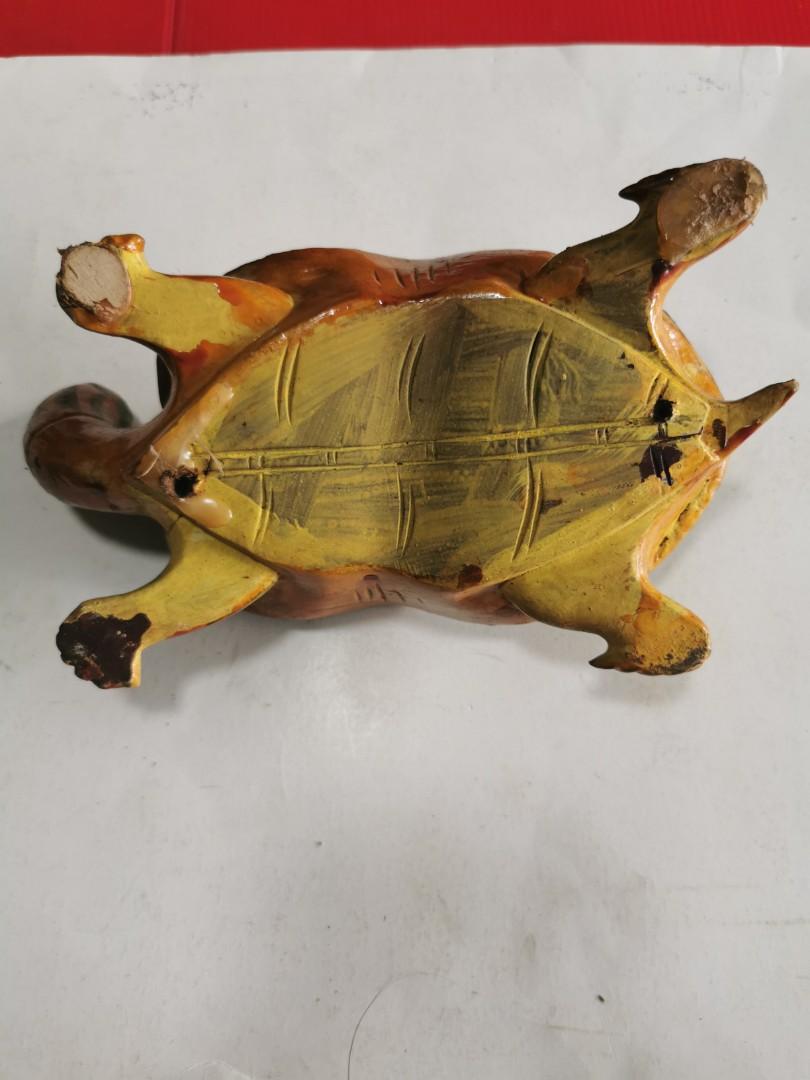 Wooden Turtle/ Tortoise model decor display auspicious, Hobbies & Toys ...
