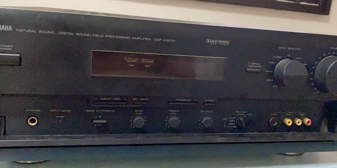 YAMAHA DSP-A2070 Amplifier, Audio, Soundbars, Speakers & Amplifiers on ...