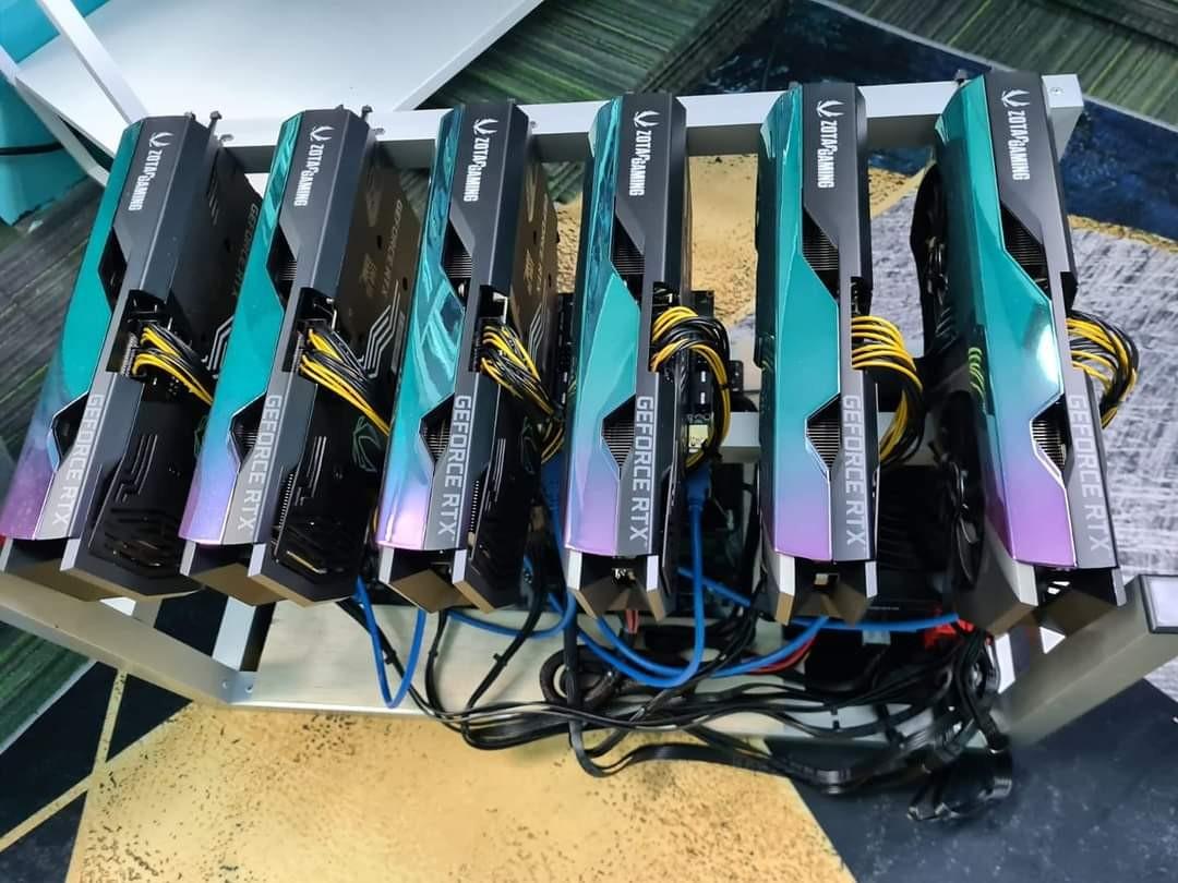 Zotac 3070 Non LHR Mining Rig, Computers & Tech, Parts & Accessories ...