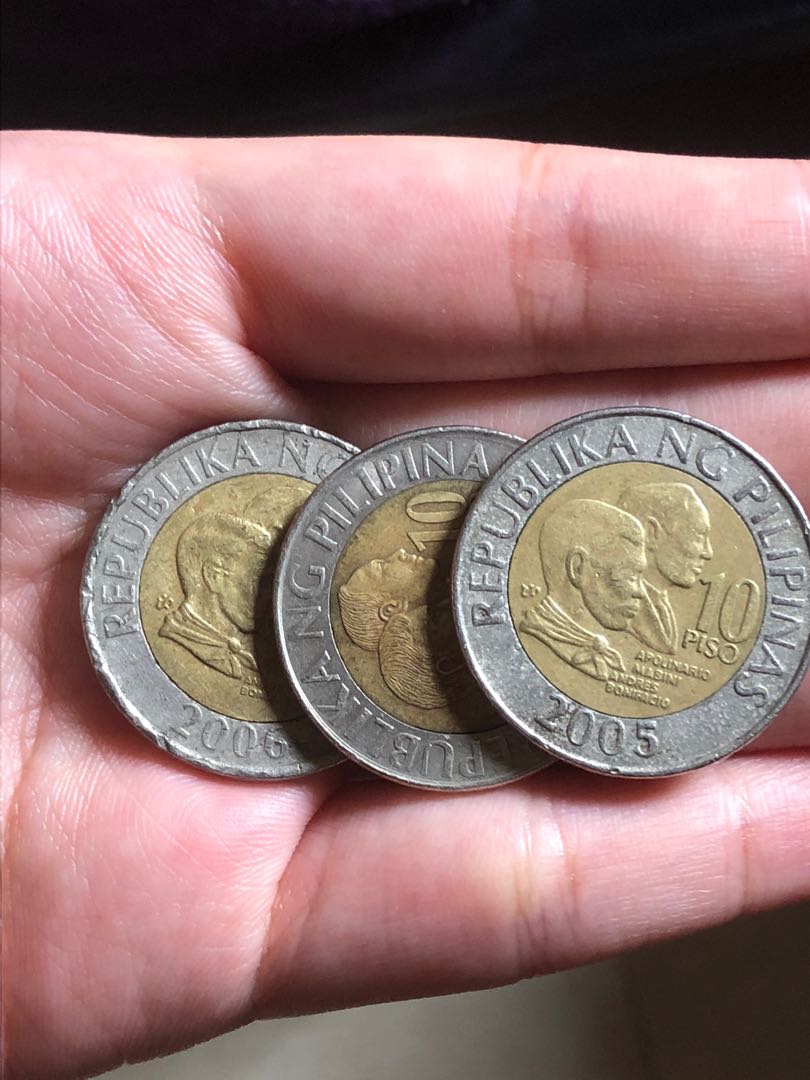 10 PESO COINS FOR SALE 2006 2005 2010 Hobbies Toys Memorabilia 10 PESO COINS FOR SALE 2006 2005 2010 Hobbies Toys Memorabilia