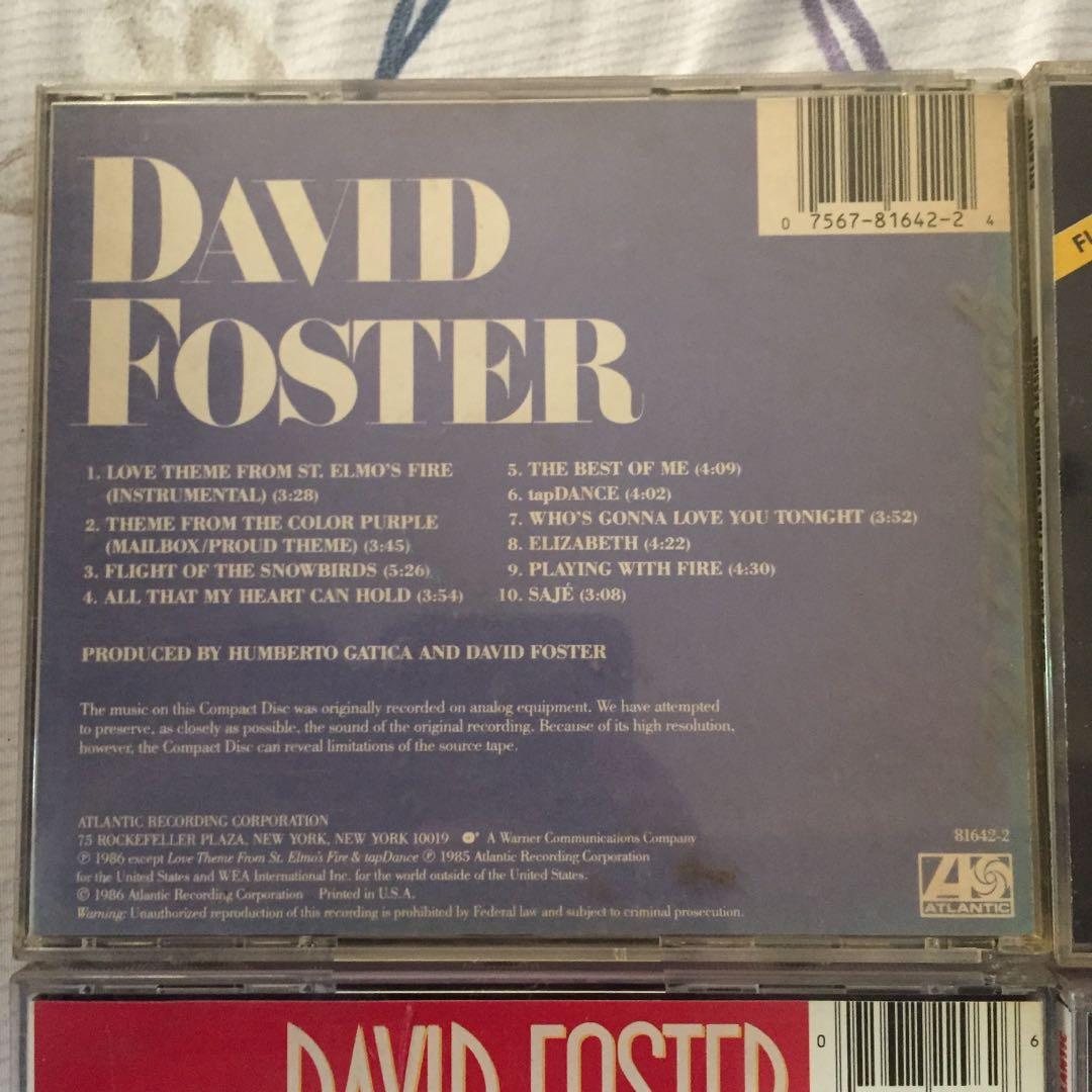 4 x David Foster CDs RARE, Hobbies & Toys, Music & Media, CDs & DVDs on ...
