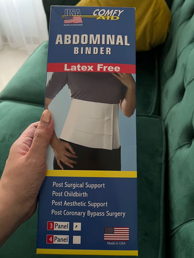 Abdominal binder for post csect/surgery, Babies & Kids, Maternity Care ...