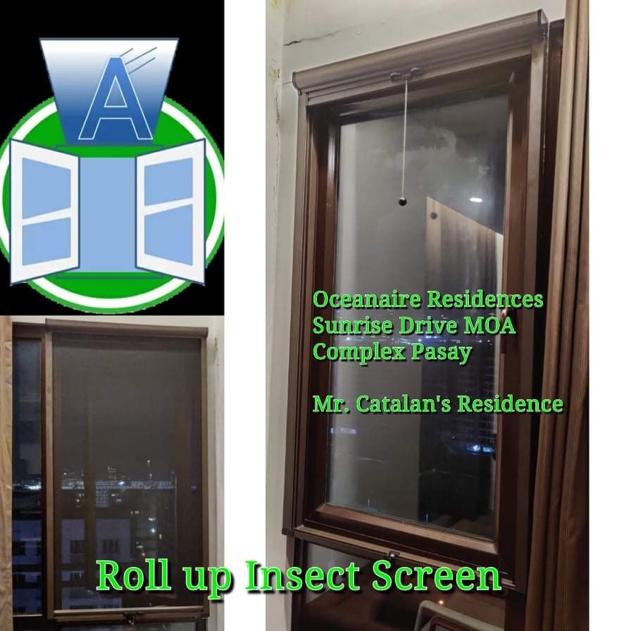 Accordion and Roll Up Insect Screen, Furniture & Home Living, Bathroom ...