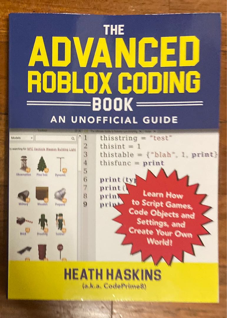 Advanced Roblox Coding Book - Brand New, Hobbies & Toys, Books ...