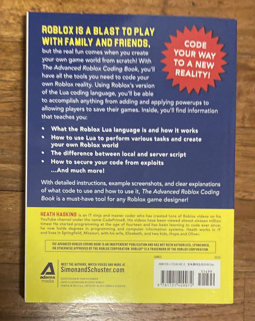 Advanced Roblox Coding Book - Brand New, Hobbies & Toys, Books ...
