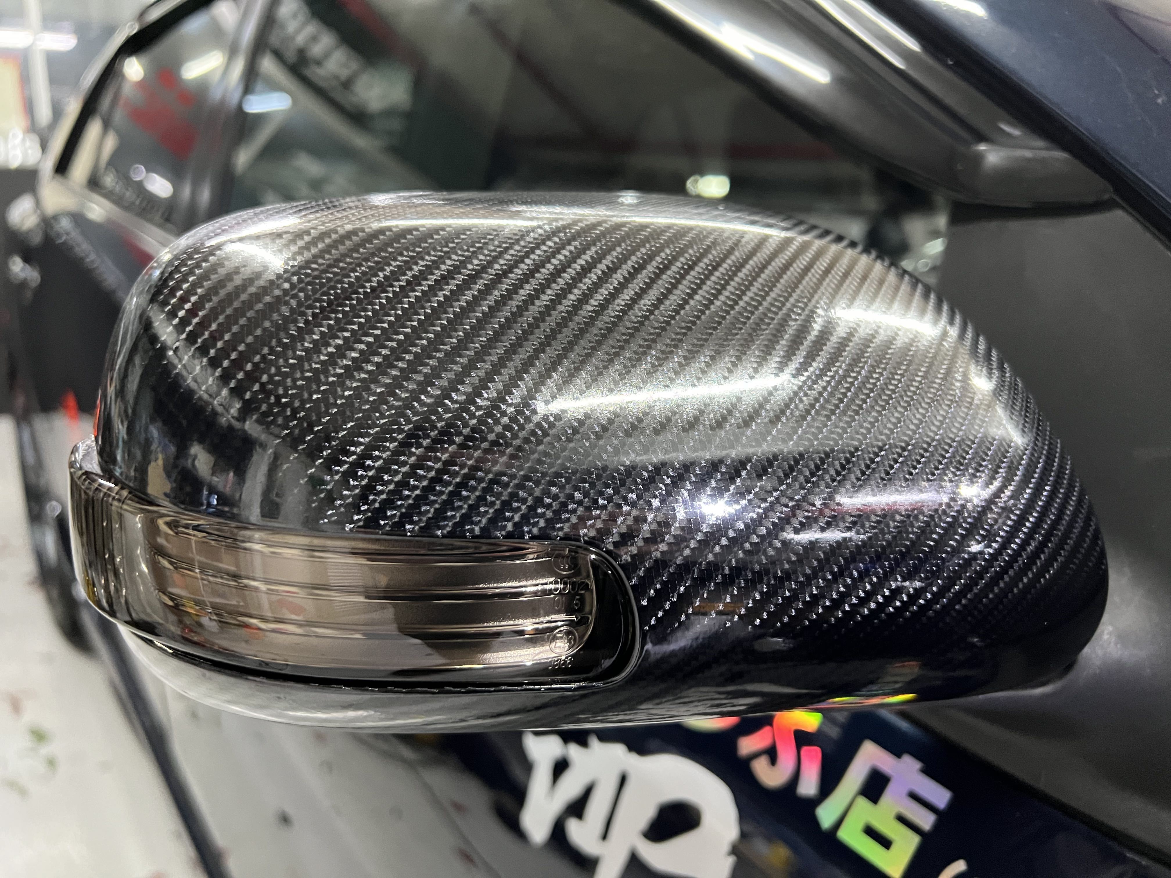 Allion side mirror wrap gloss carbon, Car Accessories, Accessories on ...