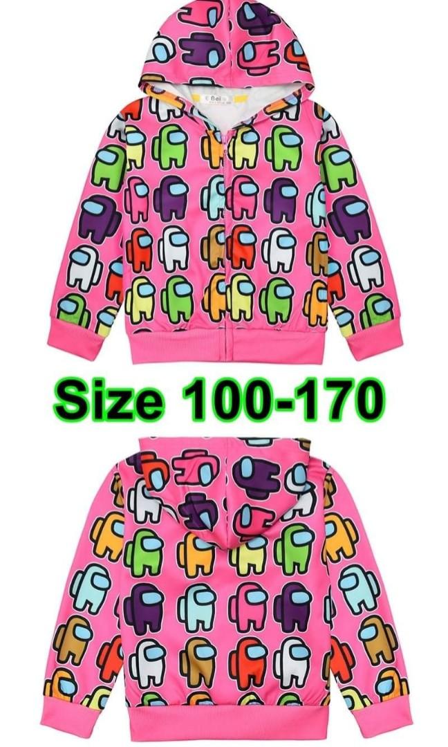 Among us jacket, Babies & Kids, Babies & Kids Fashion on Carousell