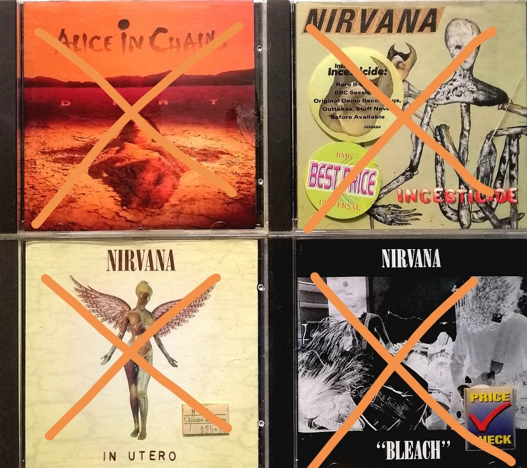 arthcd CDs at 11 each - ALICE IN CHAINS, NIRVANA, Hobbies & Toys, Music & Media, CDs & DVDs on ...