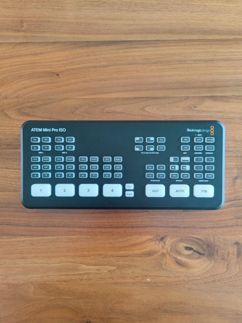 Atem Mini Pro ISO blackmagic (w/o box), Photography, Video Cameras on ...