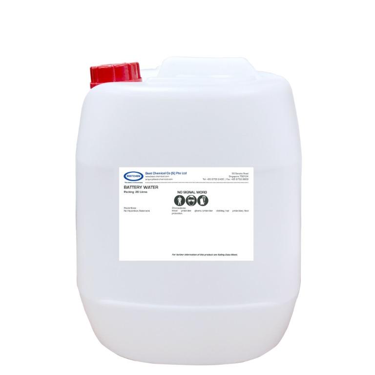 Battery Water 1L/4L/20L, Car Accessories, Accessories on Carousell