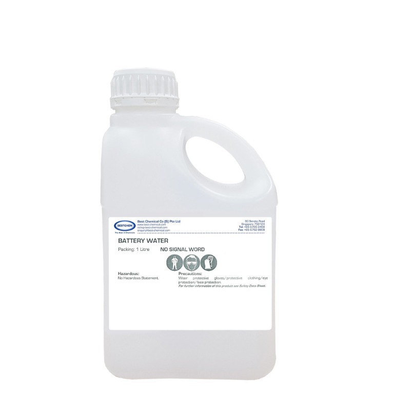 Battery Water 1L/4L/20L, Car Accessories, Accessories on Carousell