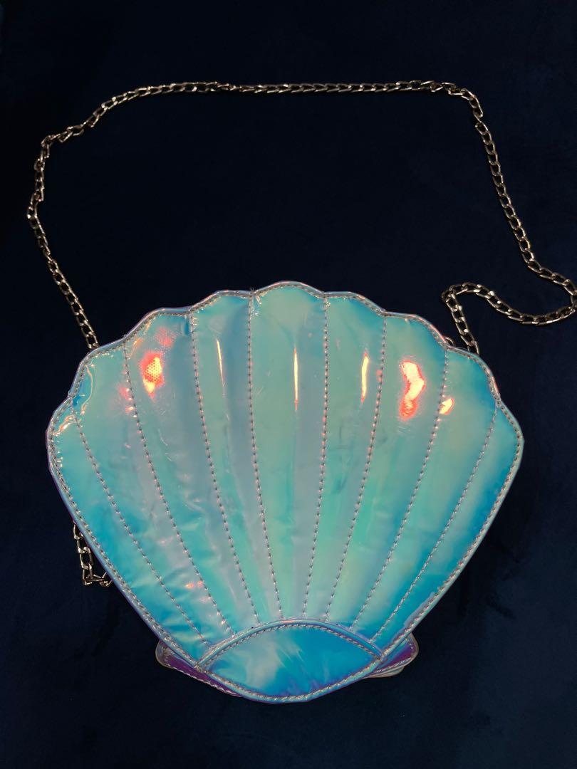 holographic shell bag