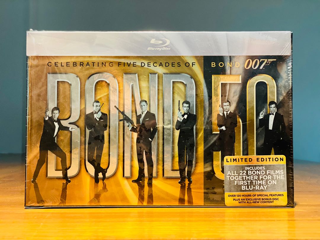 BNIB Bond 50 - James Bond 50 Years Blu-ray Boxed Set, Hobbies & Toys ...