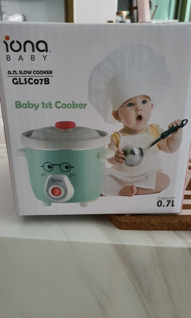BNIB Iona Baby Slow Cooker 0.7l, TV & Home Appliances, Kitchen ...